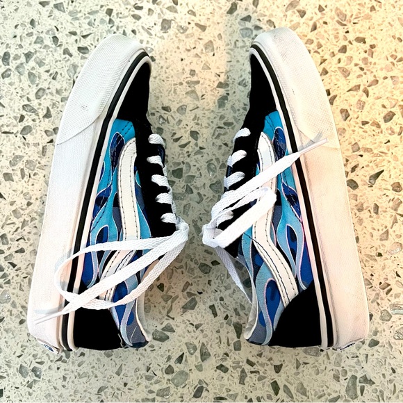 Vans | Shoes | Vans Camo Flame Blue Ice Camo | Poshmark